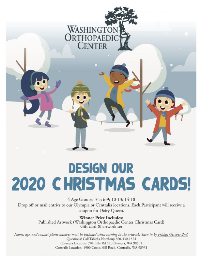 2020 Christmas Card Design Contest - Washington Orthopaedic Center